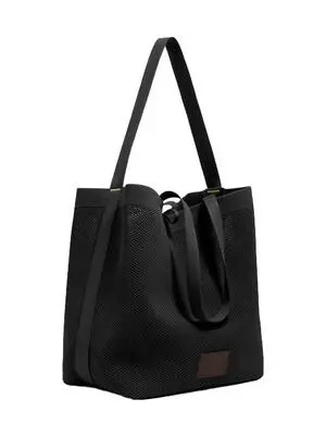 Bimba Y Lola Large Flyknit Shopper Bag Black