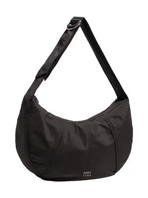 Bimba Y Lola Large Moon Bag - Charcoal