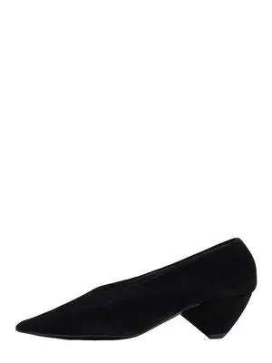 Bimba Y Lola Leather Court Shoe - Black