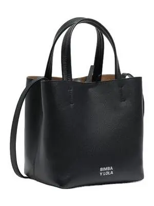 Bimba Y Lola Small Leather Handbag - Black