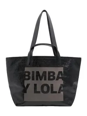 Bimba Y Lola Large Shopper Bag - Black
