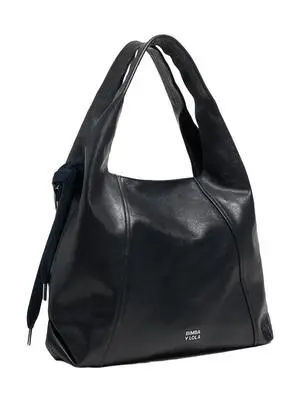 Bimba Y Lola Large Leather Tote - Black