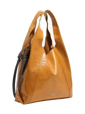 Bimba Y Lola Large Leather Tote - Caramel