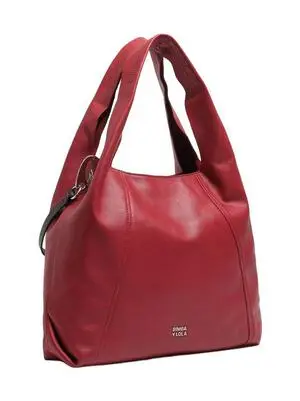 Bimba Y Lola Large Leather Tote - Red