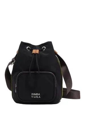 Bimba Y Lola Nylon Mini Bag Black