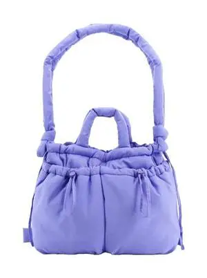J WORLD Puffy Convertible Tote With Adjustable Handles - Purple
