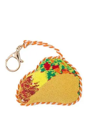FURBISH Needlepoint Bag Charm Taco