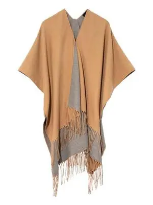 Echo Double-Face Ruana Camel