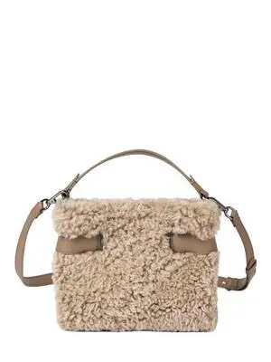 Brunello Cucinelli Small Top-handle Essence Bag - Beige