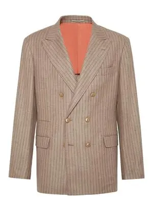 Brunello Cucinelli Flannel Blazer - Light Brown
