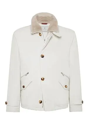Brunello Cucinelli Padded Bomber Jacket - Panama