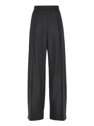 Brunello Cucinelli Flared Sartorial Trousers - Dark Grey