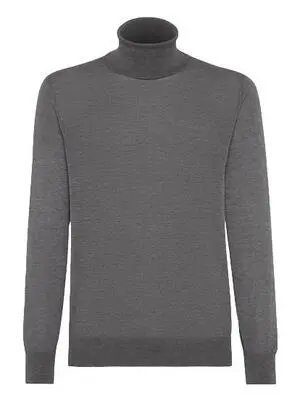 Brunello Cucinelli Lightweight Turtleneck Sweater - Anthracite