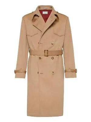 BRUNELLO CUCINELLI Brunello Cucinelli Cashmere Beaver Cloth Trench Coat