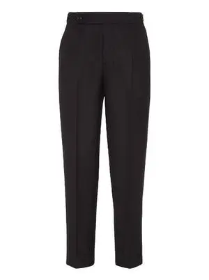 Brunello Cucinelli Tuxedo Trousers - Black