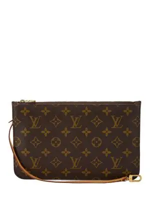 LOUIS VUITTON Monogram Neverfull Pouch Nm - Yellow
