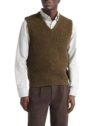 NOAH Donegal Wool Sweater Vest - Bally Castle