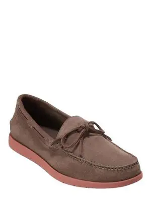 Cole Haan Brower Boat Shoe - Lava Suede