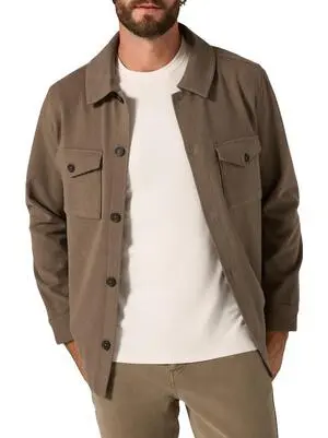 7 Diamonds Craftsman Twill Shacket - Khaki