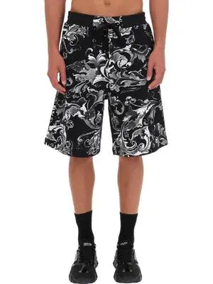 Versace Short Porcelain Baroque - Black