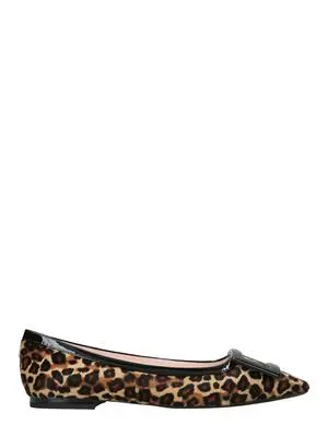 ROGER VIVIER Gommettine Ballet Flats - Brown