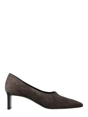 KHAITE Suede Celia Pumps