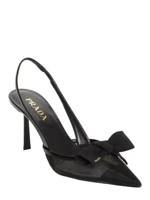 Kate Spade New York Mesh Bow Slingback Pump - Nero