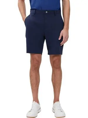 REDVANLY Varick Pull-on 7.5-inch Shorts - Midnight Navy