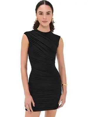 AGOLDE Ester Twist Dress - Black