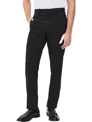 Theory Mayer Stretch Wool Pants Deep Black