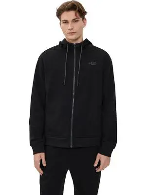 UGG Full Zip Fleece Hoodie - Black