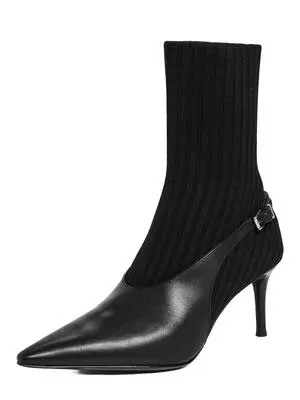 Rag & Bone Mercer Slingback Sock Boots - Black