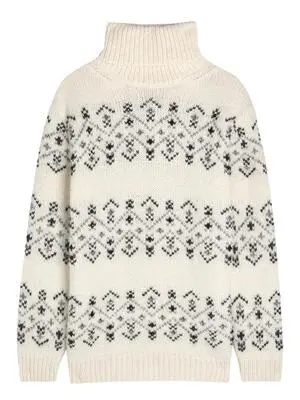 MONCLER Fair Isle Alpaca-Blend Jumper