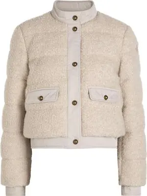 MONCLER Blandy Padded Bouclé Jacket