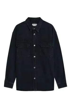 AGOLDE Camyrn Denim Overshirt - Black