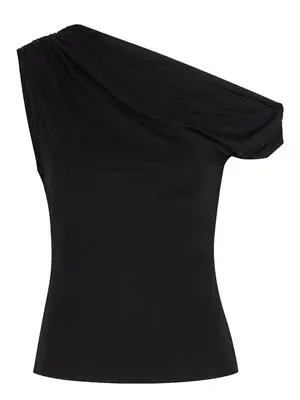 REFORMATION Asymmetric Top Black