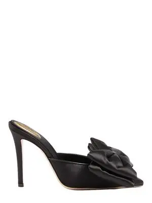 Valentino Garavani Yolande Satin Mule - Black