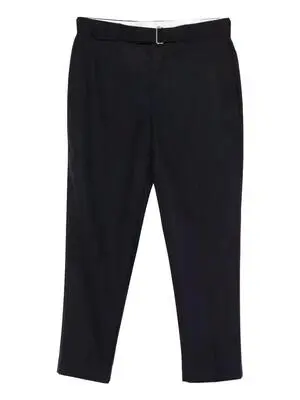 Officine Générale Belted Trousers - Blue