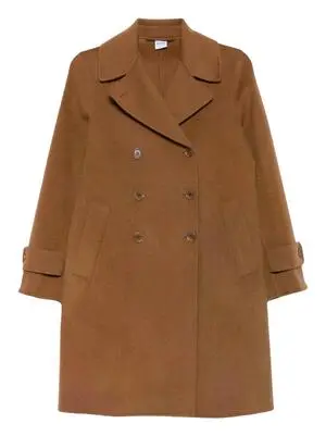 Aspesi Double-breasted Coat - Brown