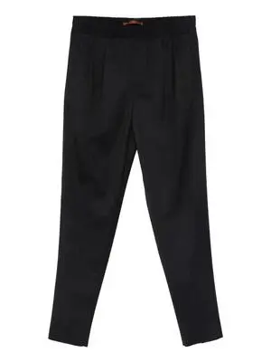 Zegna Elastic-waist Trousers - Black