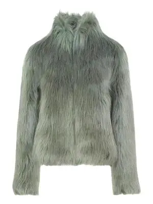 UNREAL FUR Faux Fur Jacket - Green