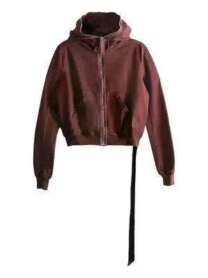 Rick Owens Hooded Zip-front Top - Brown