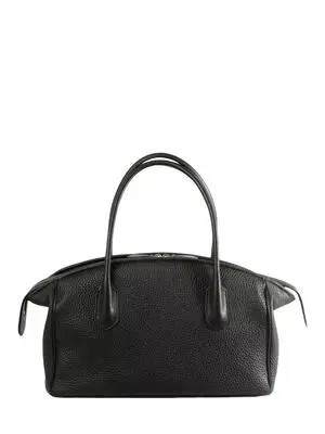 THE ROW Leather Tote - Black