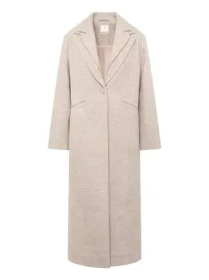 UNREAL FUR Herringbone Patterned Coat - Neutrals