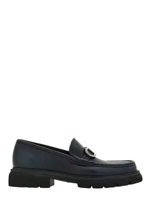 FERRAGAMO Gancini Loafers - Blue