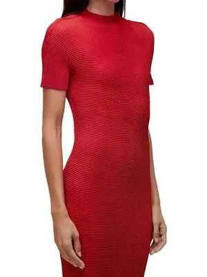 OSKLEN Pixel Midi Dress - Red