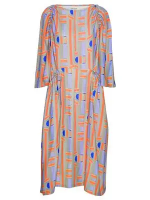 HENRIK VIBSKOV Geometric-Pattern Midi Dress