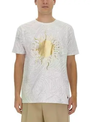 VIVIENNE WESTWOOD Sun-motif Printed T-shirt - White