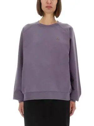VIVIENNE WESTWOOD Orb Logo Sweatshirt - Purple