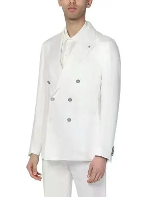 Tagliatore Montecarlo Double-breasted Suit - White